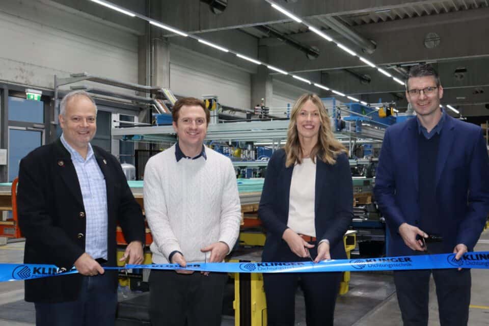 First Fully Automated Gasket Sheet Finishing System - KLINGER Group